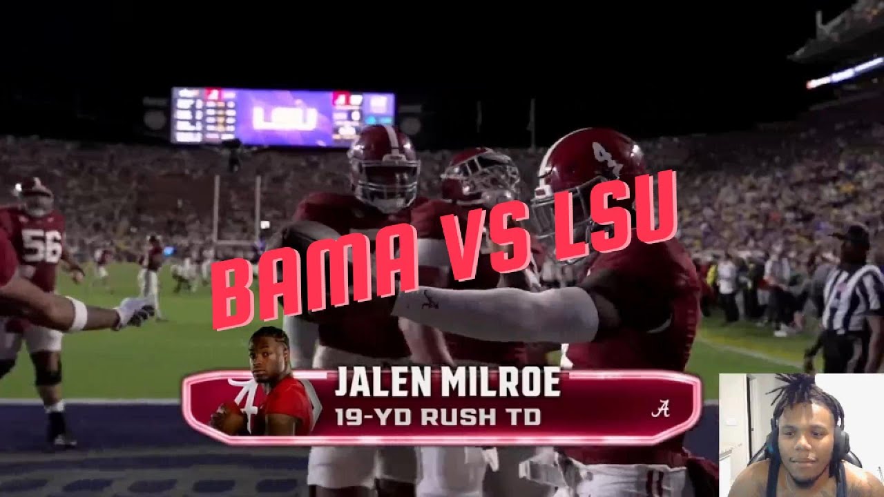 ALABAMA VS LSU OFFICAL NCAA HIGHLIGHTS - YouTube
