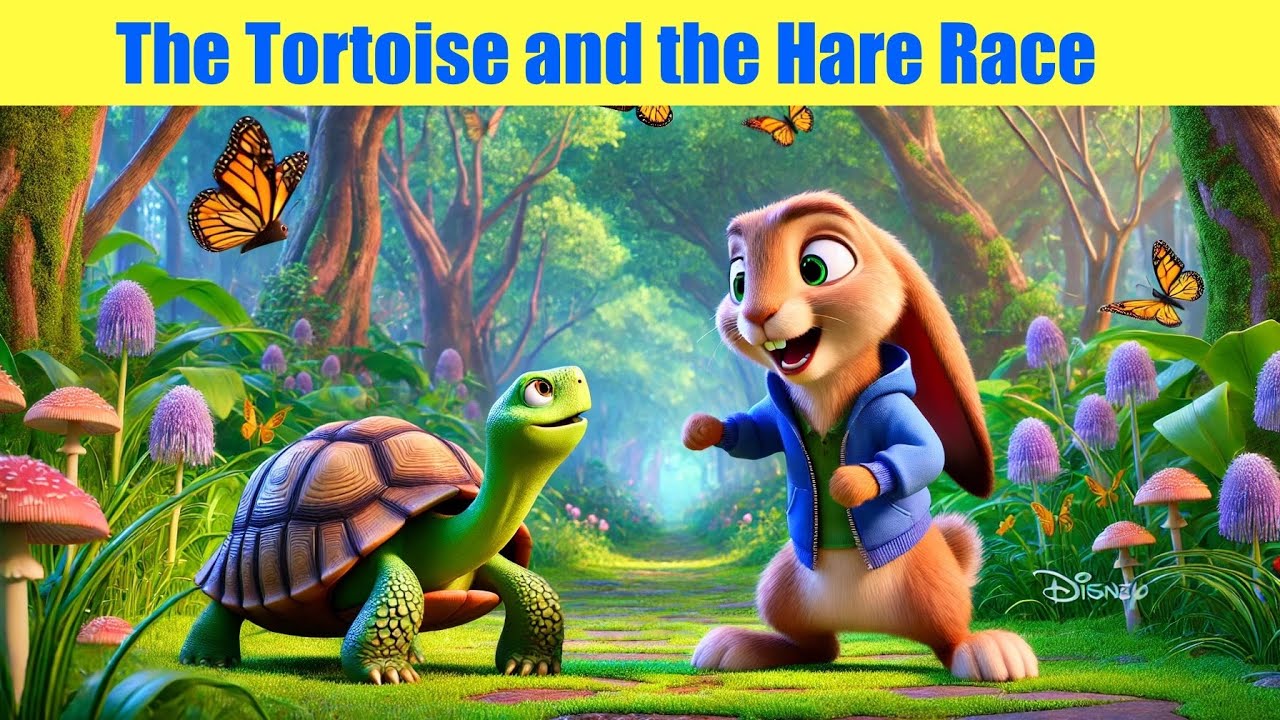 The Tortoise and the Hare | Fun Race Song for Kids & Families! 🐢🐇 ...