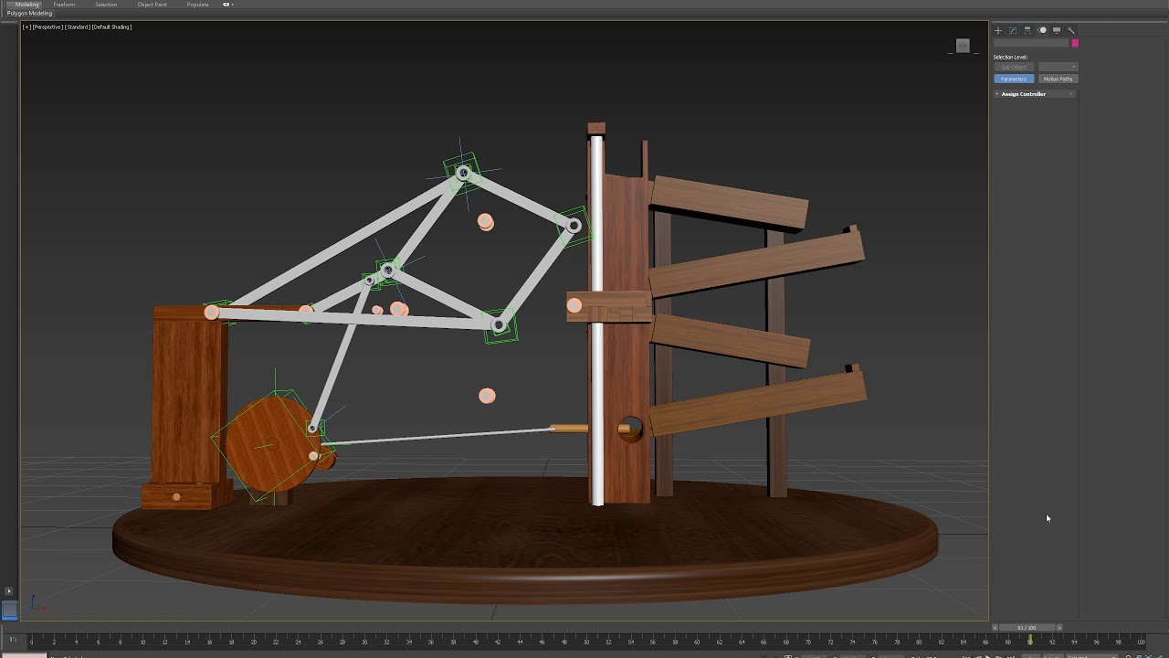 3DS max and Tyflow Marble Machine rigging and simulation. - YouTube