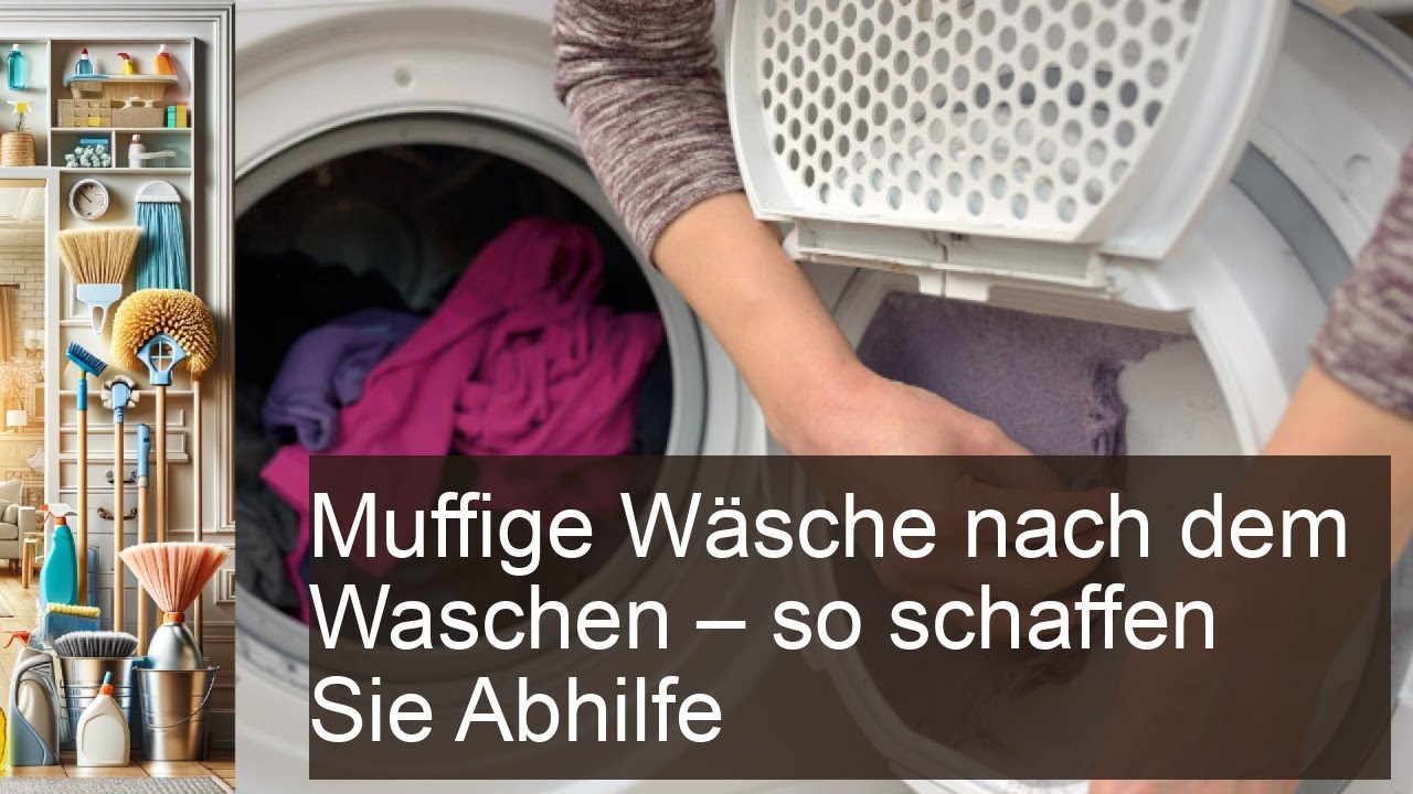 Wasche Riecht Muffig Nach Dem Waschen