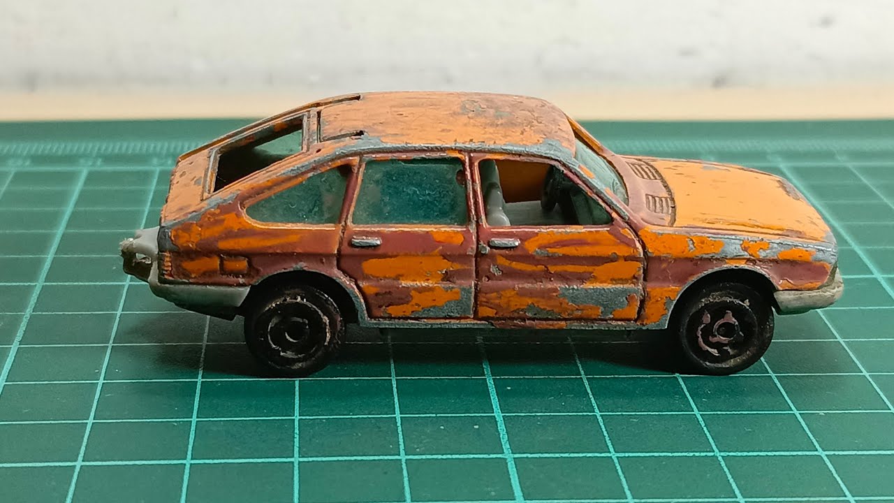 restauration un simca 1303 dodge alpine de majorette - YouTube