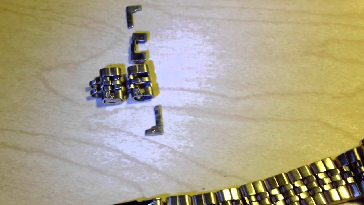 Citizen Watch Link Adjustment - YouTube