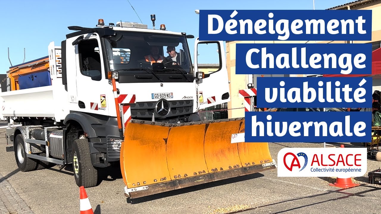 Déneigement - Challenge viabilité hivernale - YouTube
