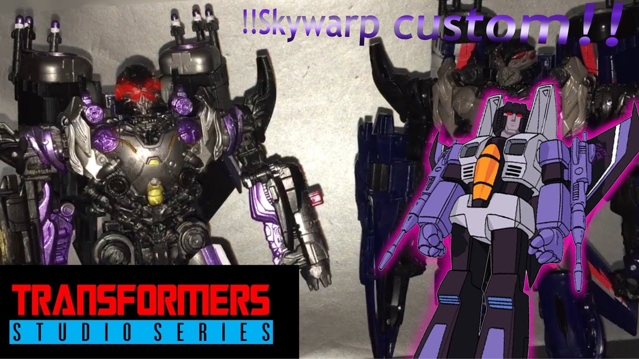 Studio series customs: Skywarp! - YouTube
