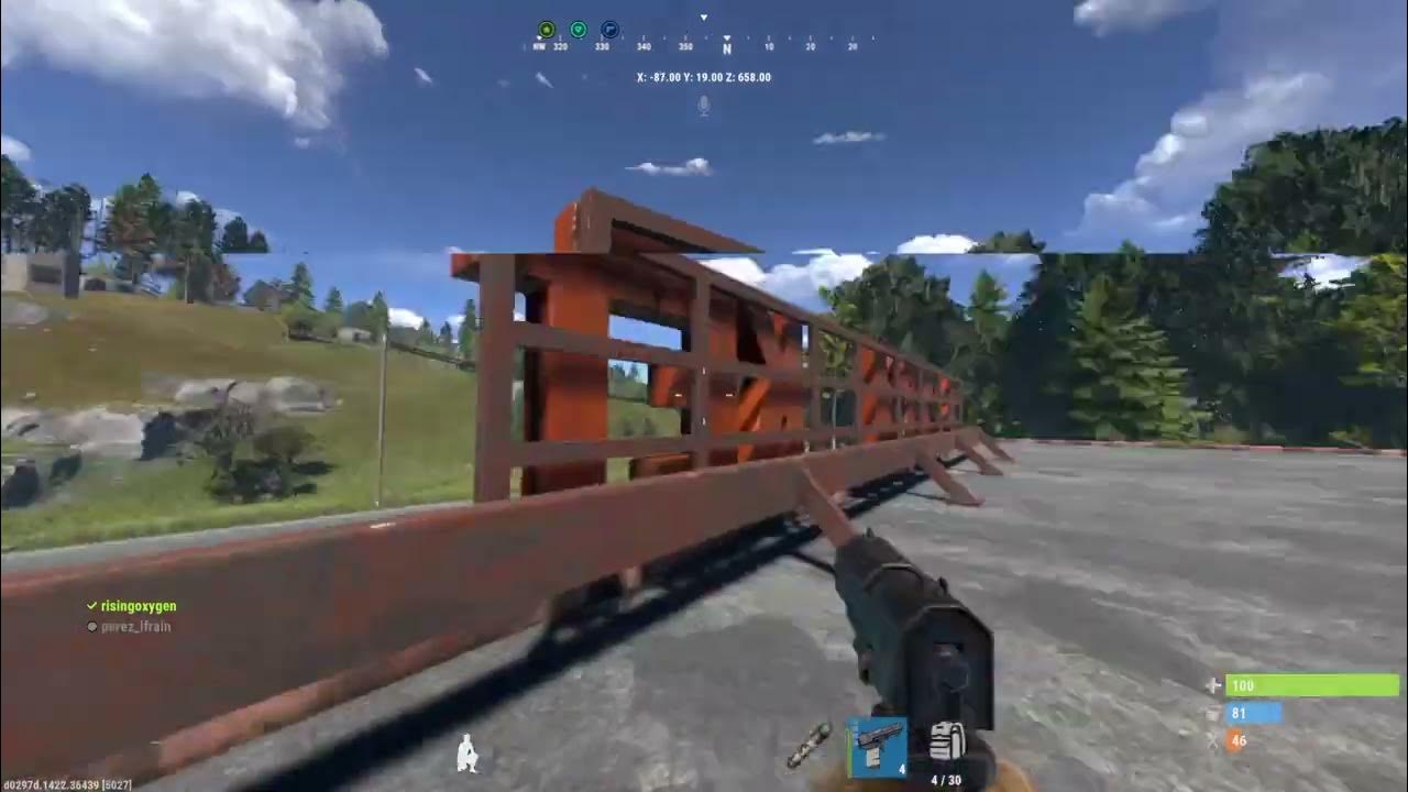 Rust clip - 1v2 with atrocious p2 aim - YouTube