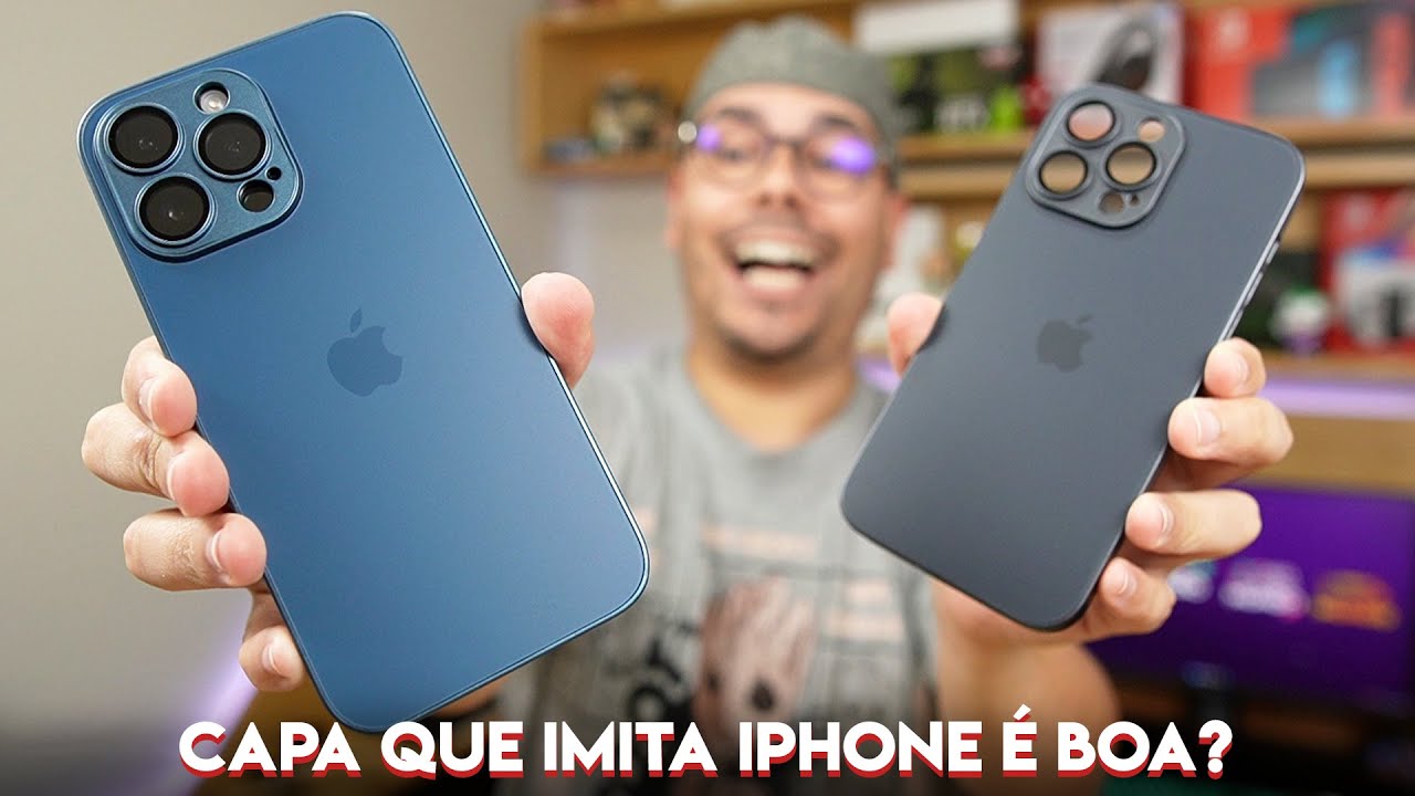 CAPA DE VIDRO TEMPERADO QUE IMITA IPHONE É BOA? COMPREI DUAS PARA ...
