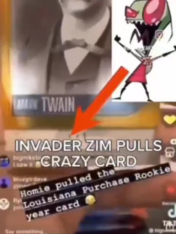 INVADER ZIM PULLS A CRAZY CARD - YouTube