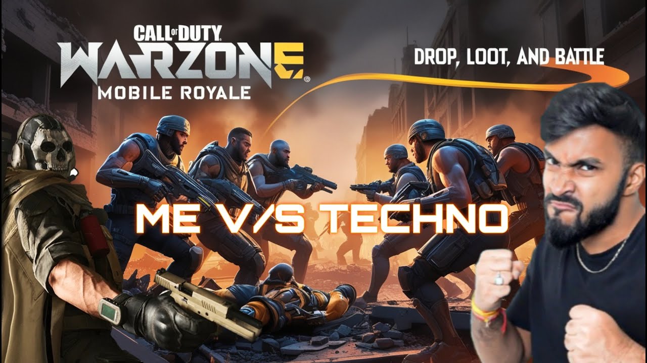ME V/S TECHNO GAMERZ CALL OF DUTY WARZONE MOBILE BATTEL ROYAL # ...