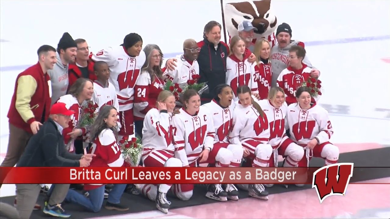 Britta Curl leaves a legacy with the Badgers - YouTube