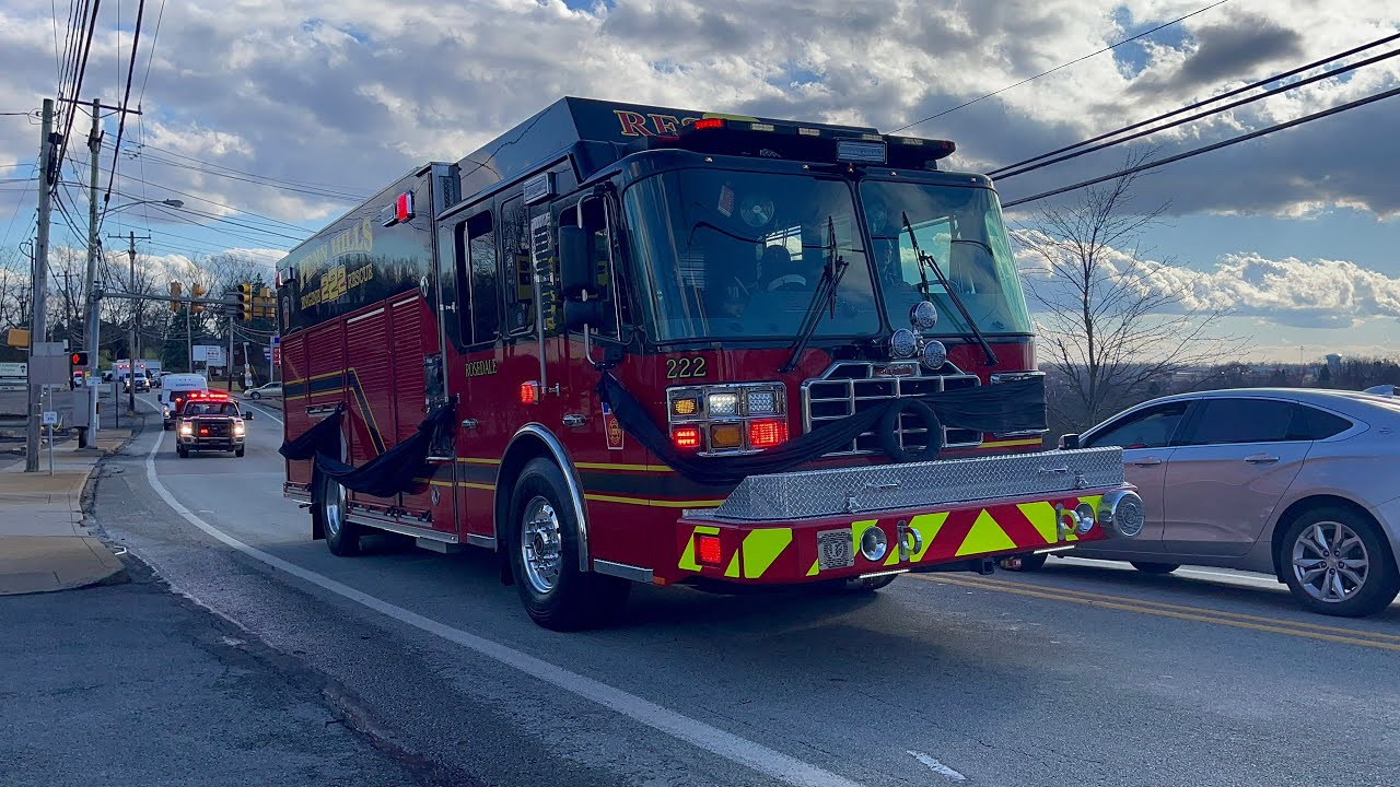 Funeral Procession and a Final Call for Paramedic Nick Theofilis - YouTube