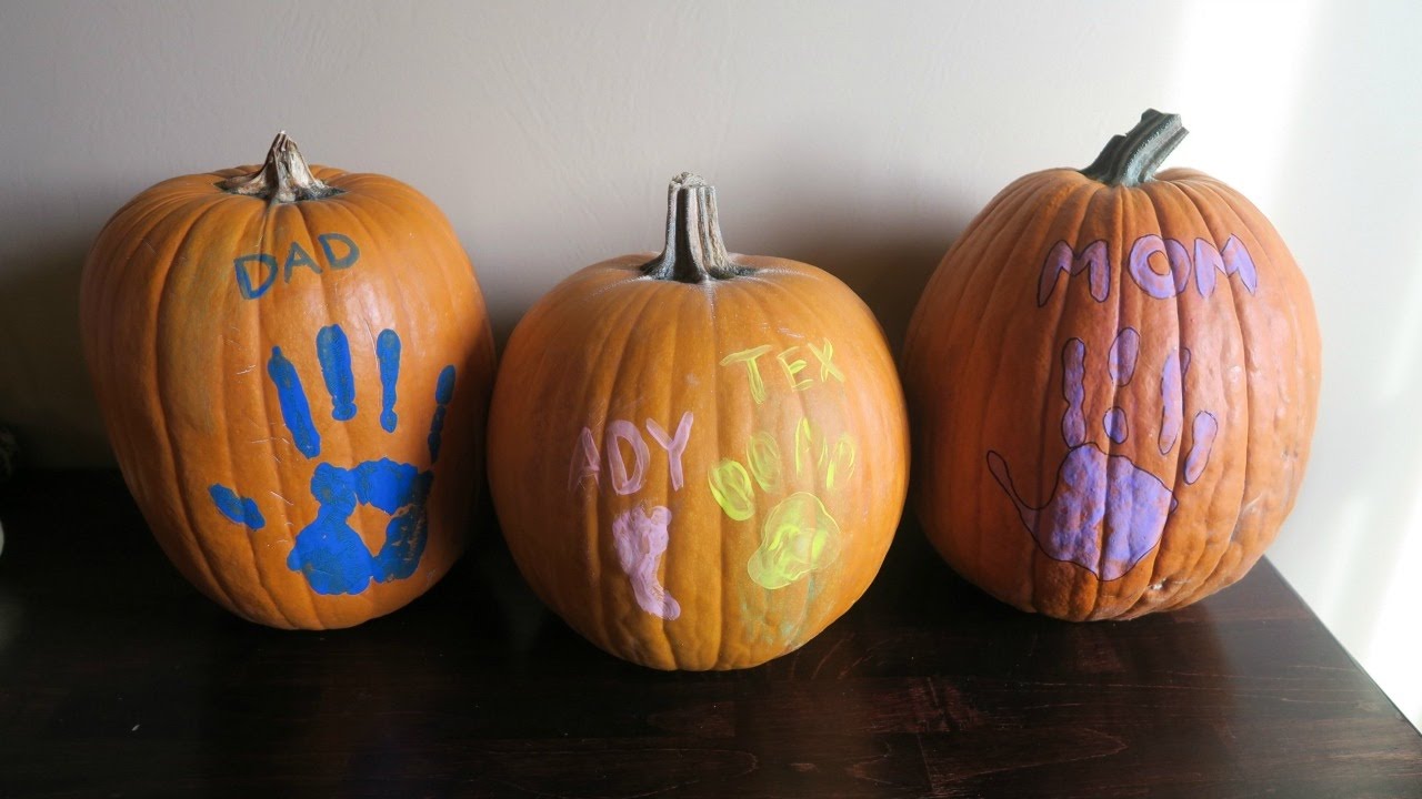 BABY'S FIRST PUMPKIN! - YouTube