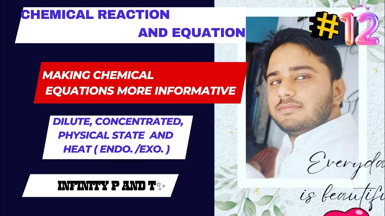 Chemical Reaction and equation | Class X Chapter 1 | Diluted ...
