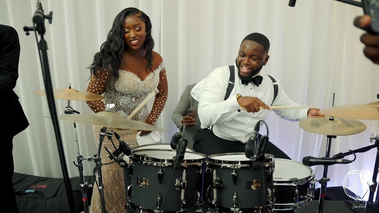 Our Wedding Reception Turned into a Praise Party | Jesse & Jennifer ...