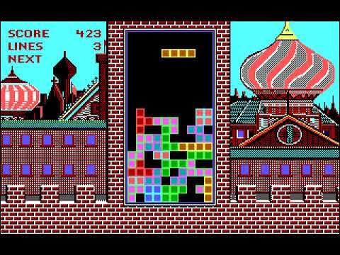 (Gameplay - 3923) Tetris (Tandy 1000 - 49) - YouTube
