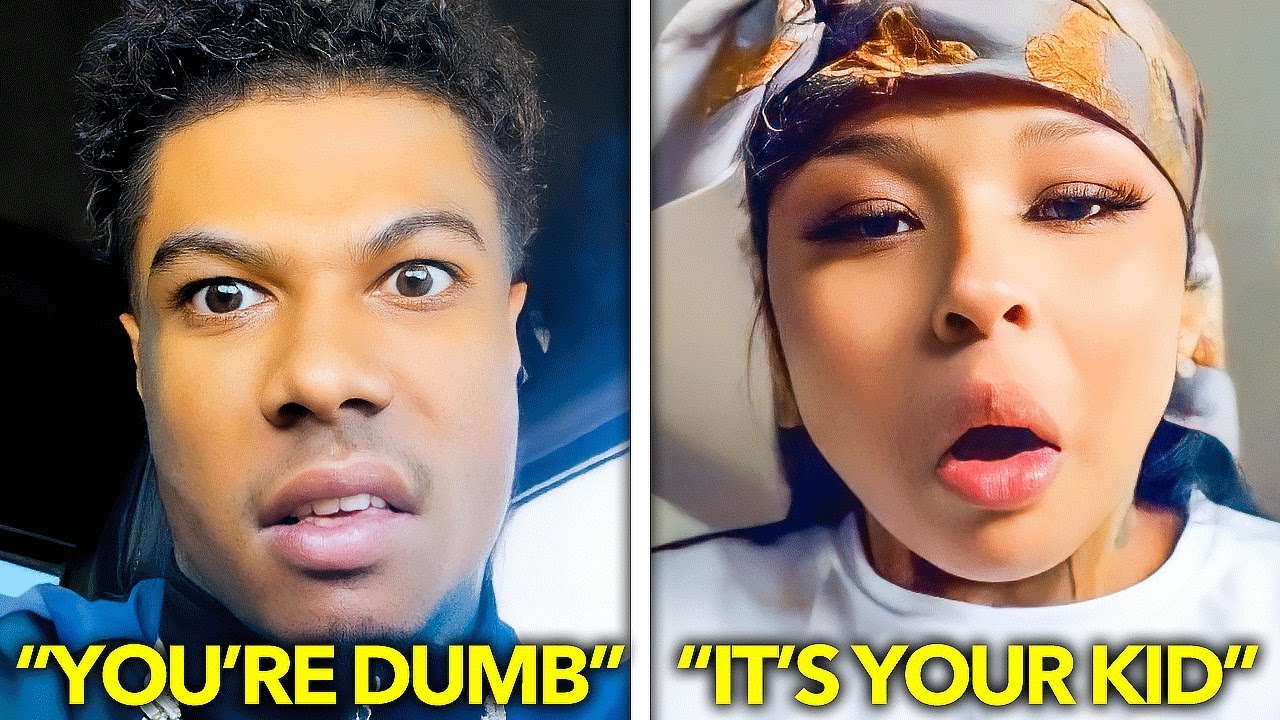 Blueface Confronts Chrisean Rock For Having A Baby - YouTube