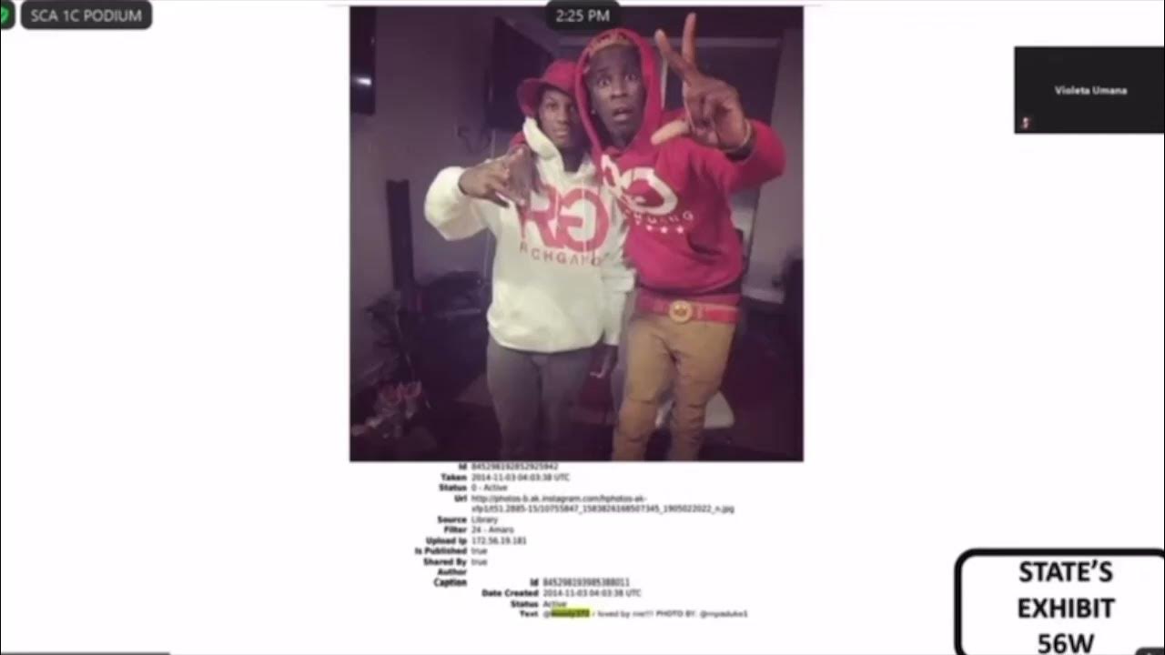Gang Detective Details Photo of Young Thug w/ YSL Member Kenneth 'Lil Woody' Copeland - YouTube
