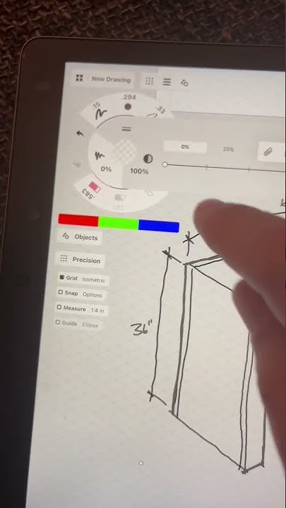 Concepts App Tip - iPadOS - How to Instantly Straighten Up Your Hand Sketches - YouTube