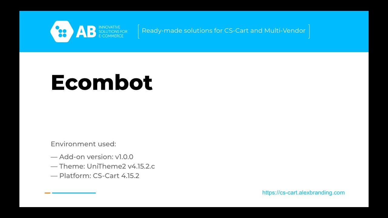 Ecombot - chat bot communications (Viber, Telegram, FB Messenger) for ...