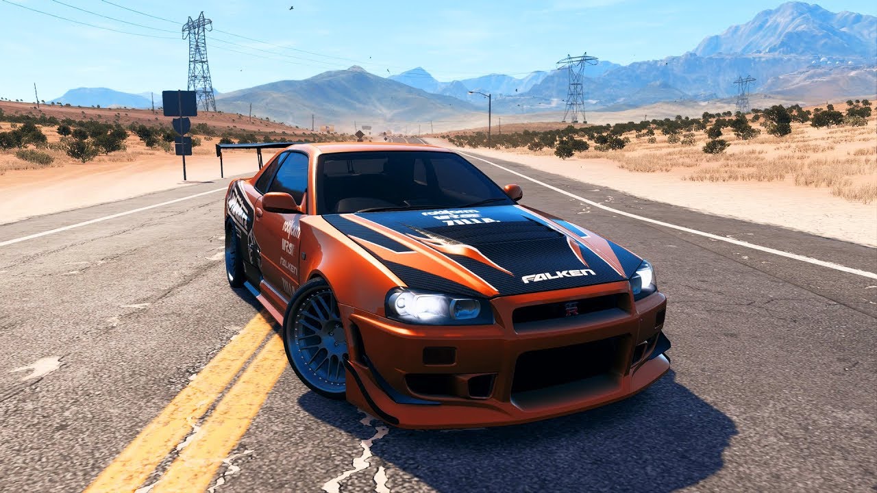 THE FASTEST R34 GTR - DLC Car #2 - Need for Speed: Payback - YouTube