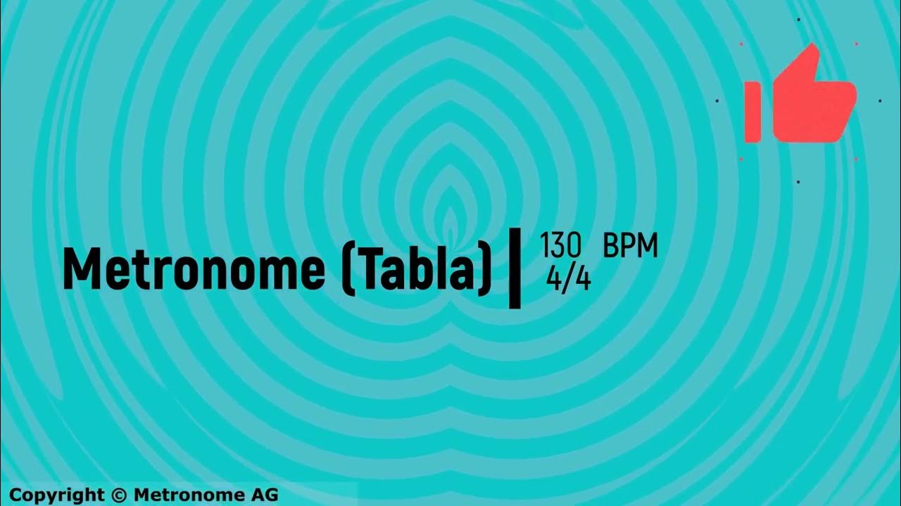 Metronome 130 BPM 4/4 (Tabla) - YouTube