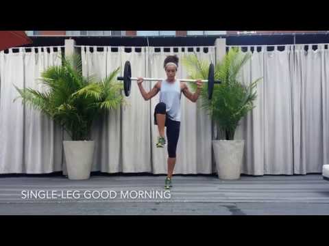 Single Leg Good Morning - YouTube