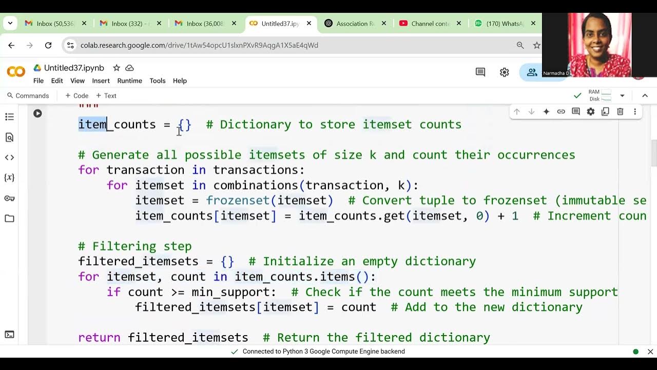 Association Rule Mining - Apriori Algorithm - YouTube