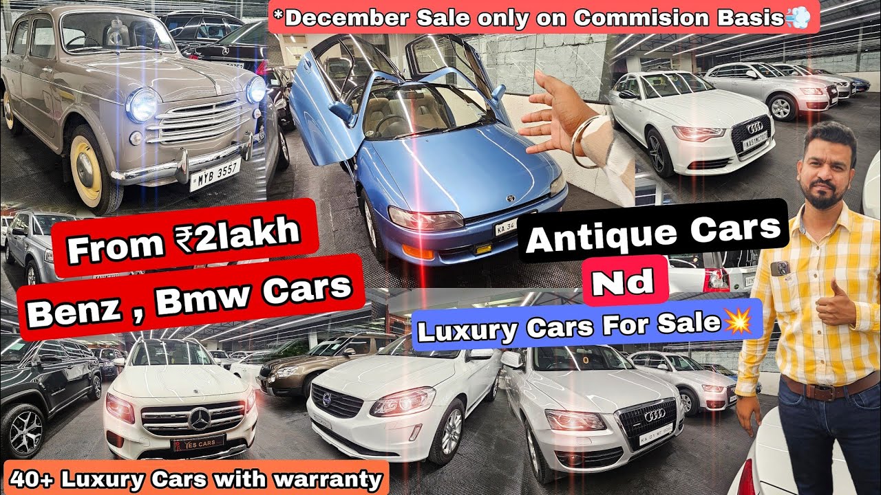 Luxury Cars Under 3Lakh only😳 at Yes Cars || 30+ Used Luxury Cars with ...