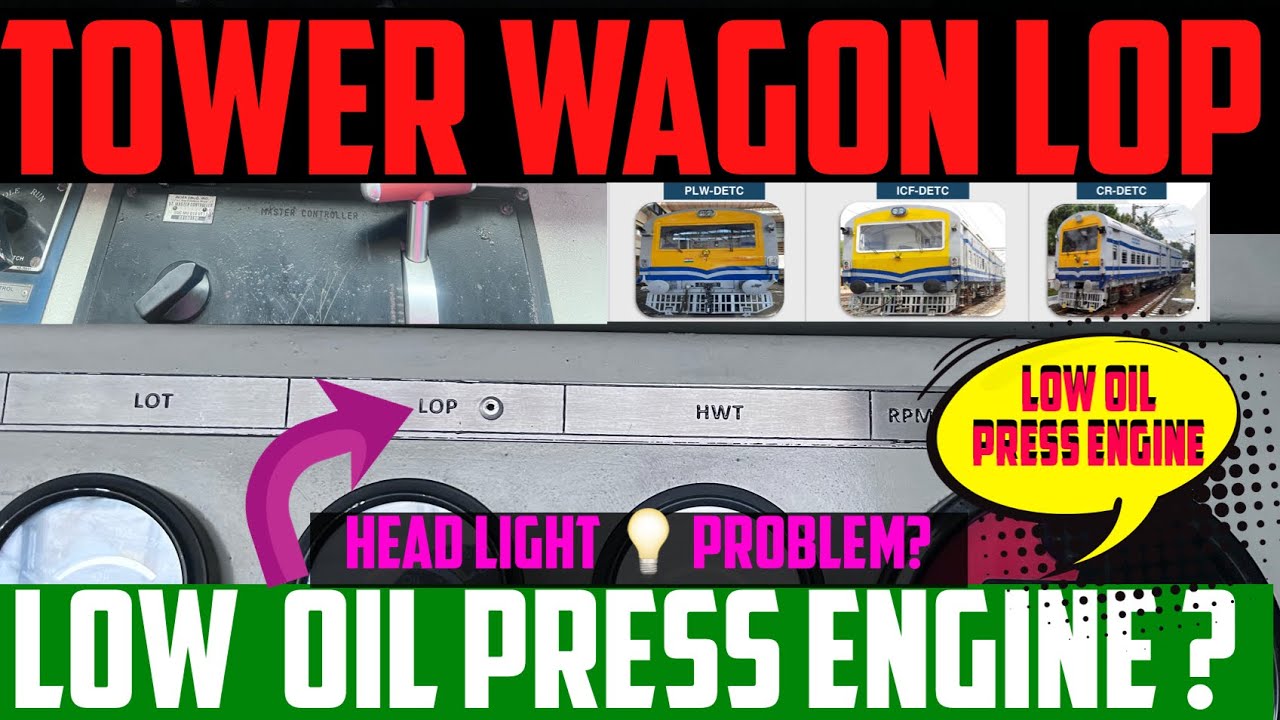 Tower wagon LOW oil pressure ENGINE || low oil pressure engine || tower ...