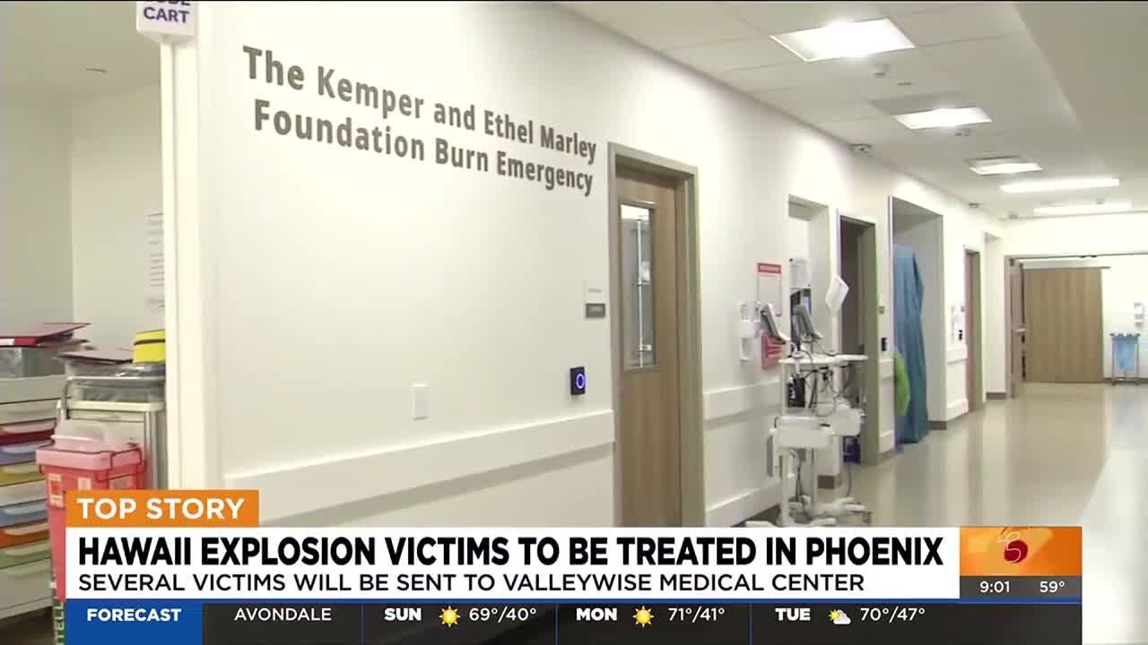 Phoenix doctors to help 6 burn victims from Hawaii fireworks explosion ...
