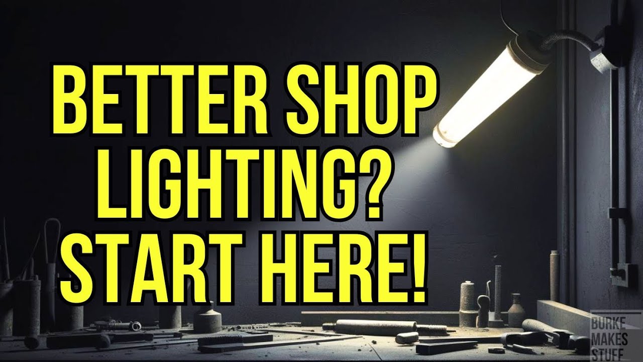 LED Workshop Lighting - Do it right - LED Shop lights - YouTube