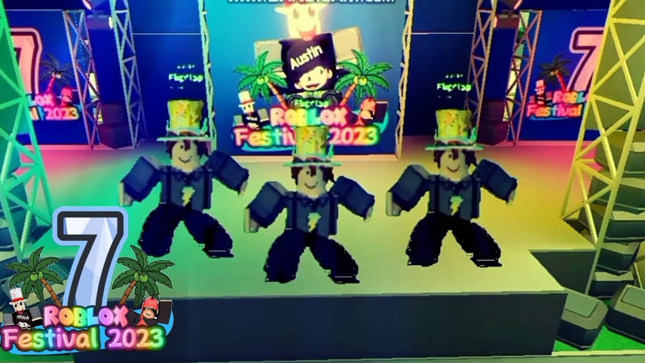 Austin Music Party and Speech at 7th Roblox Festival 2023 - YouTube
