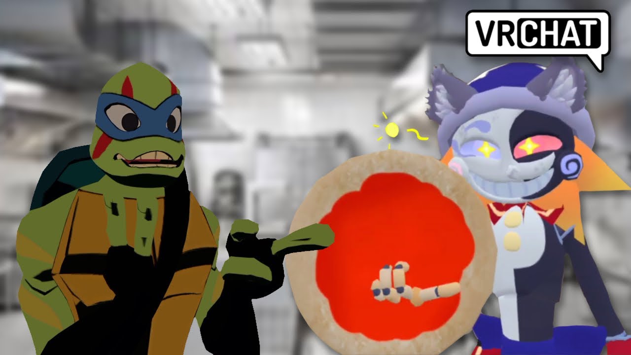 Leonardo and Ruin play KitchenCooks! || ROTTMNT || VRChat - YouTube