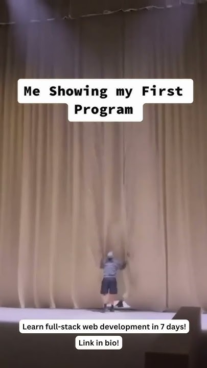 My first python program #programmerjokes #coding #python - YouTube