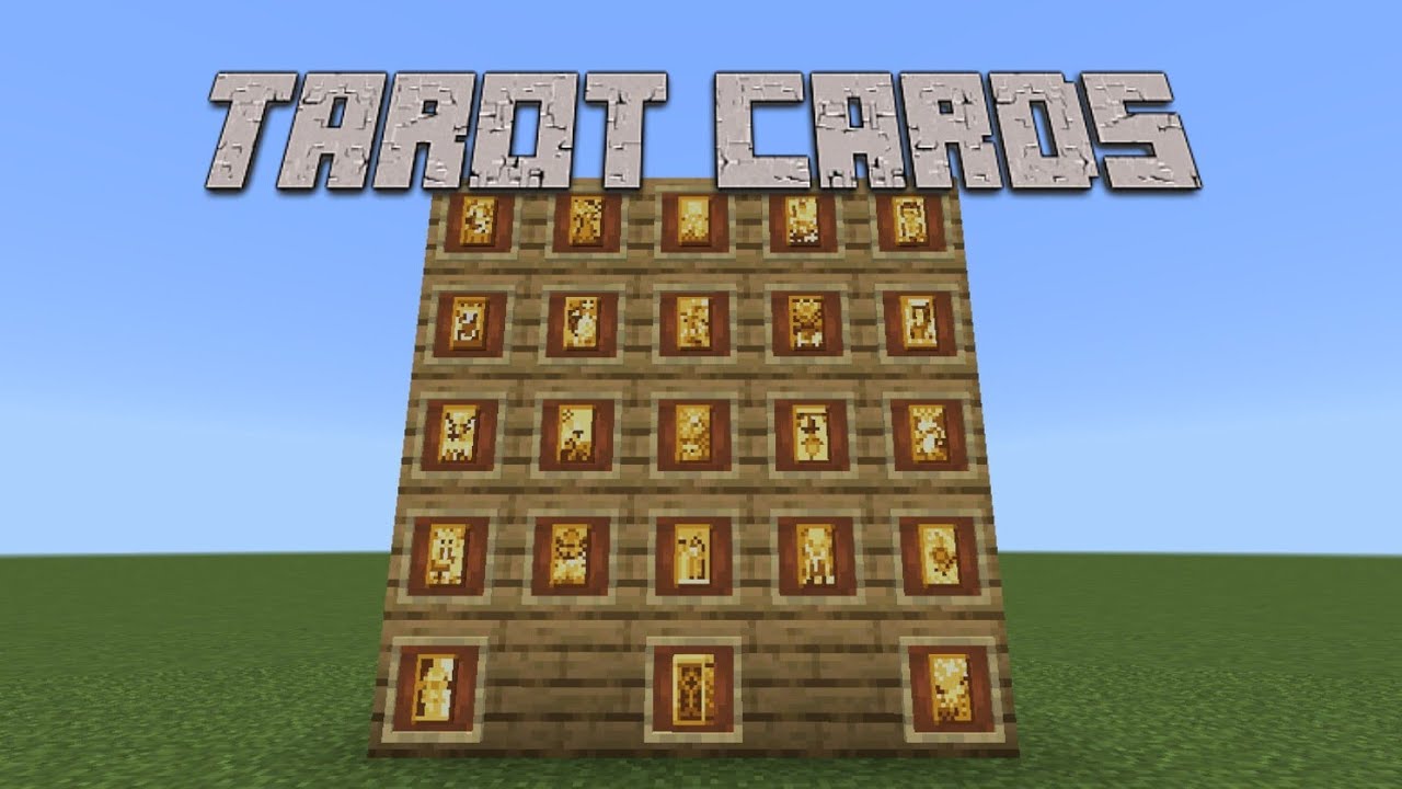 Novo Addon! Tarot Cards Addon (Minecraft Bedrock) - YouTube