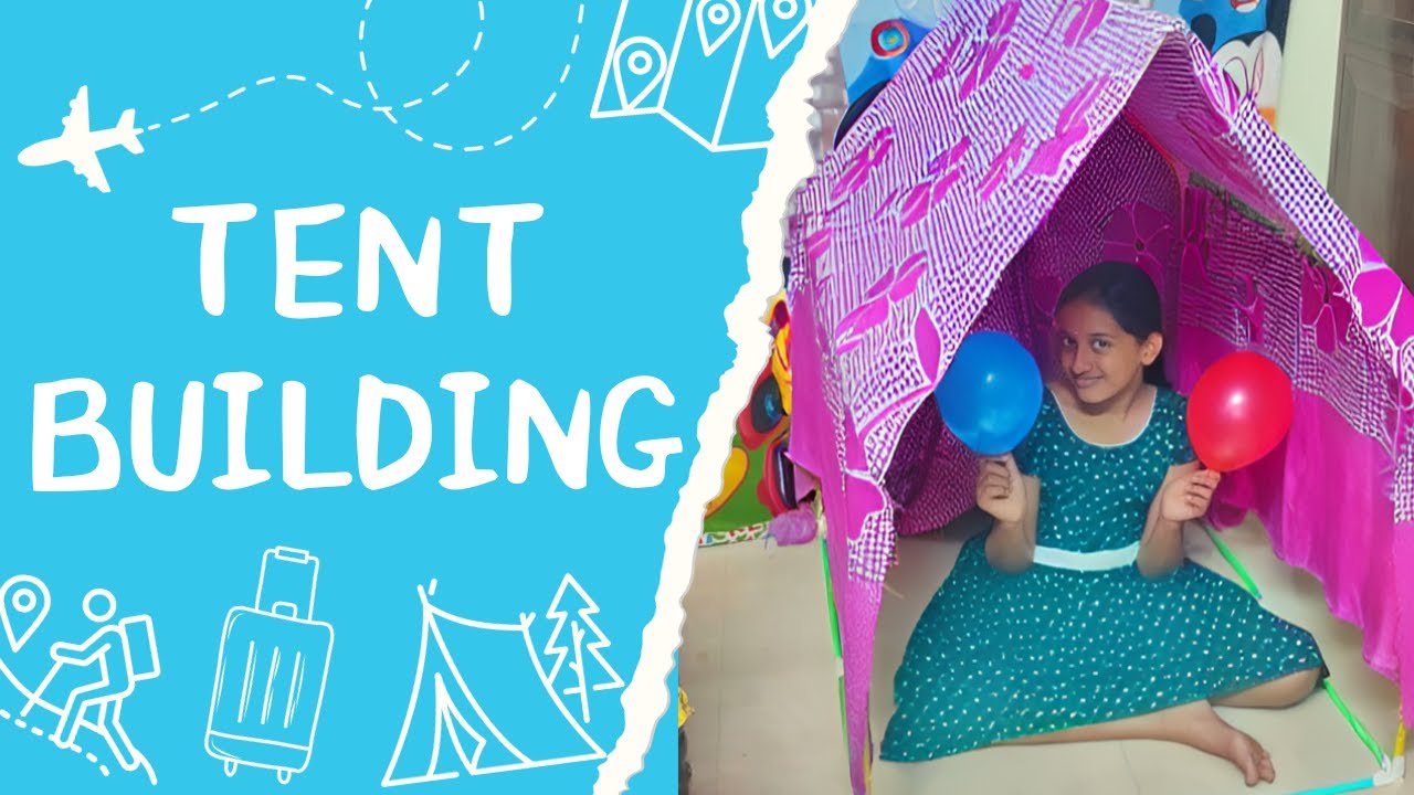 Fun and Easy Kids Tent House Assembly Tutorial - YouTube