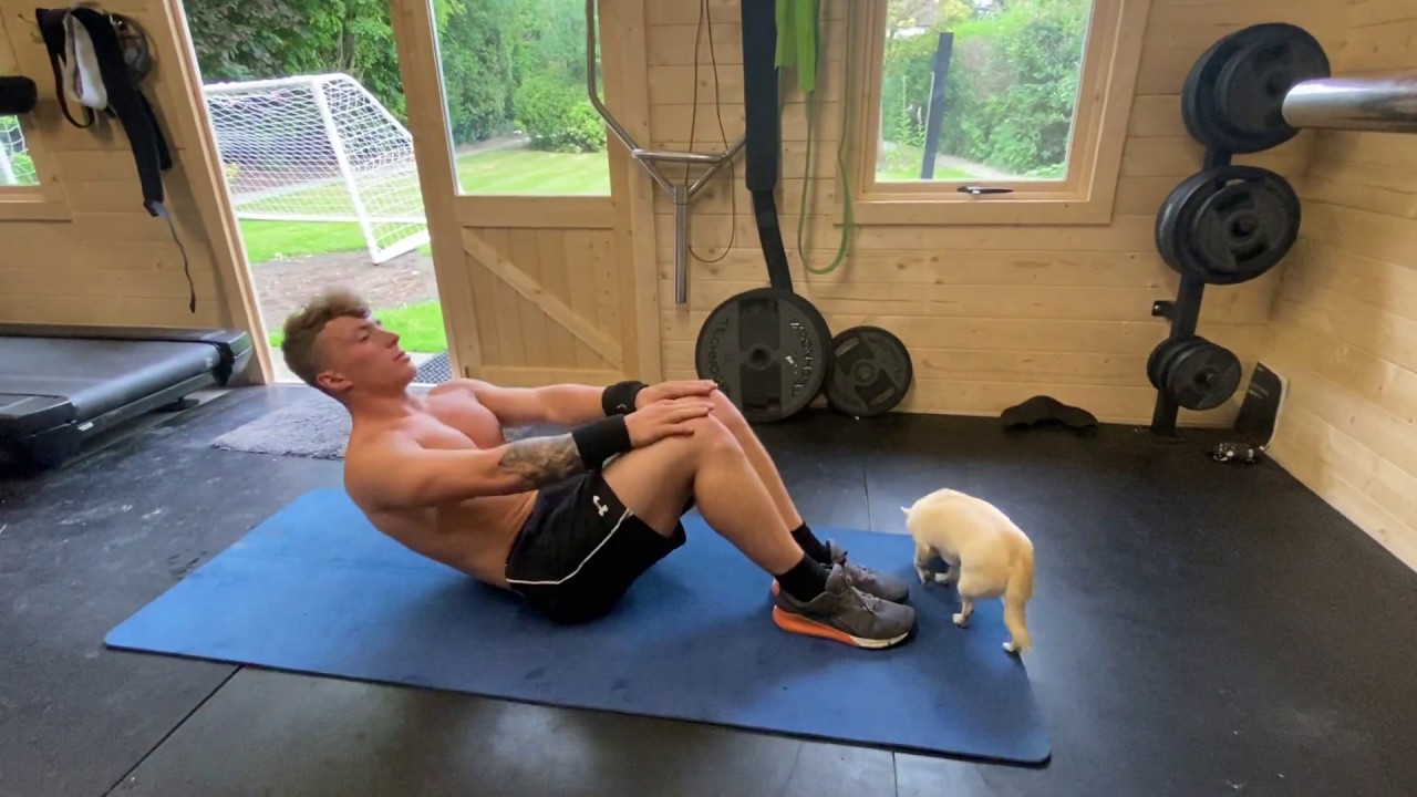 Half Sit Ups - YouTube