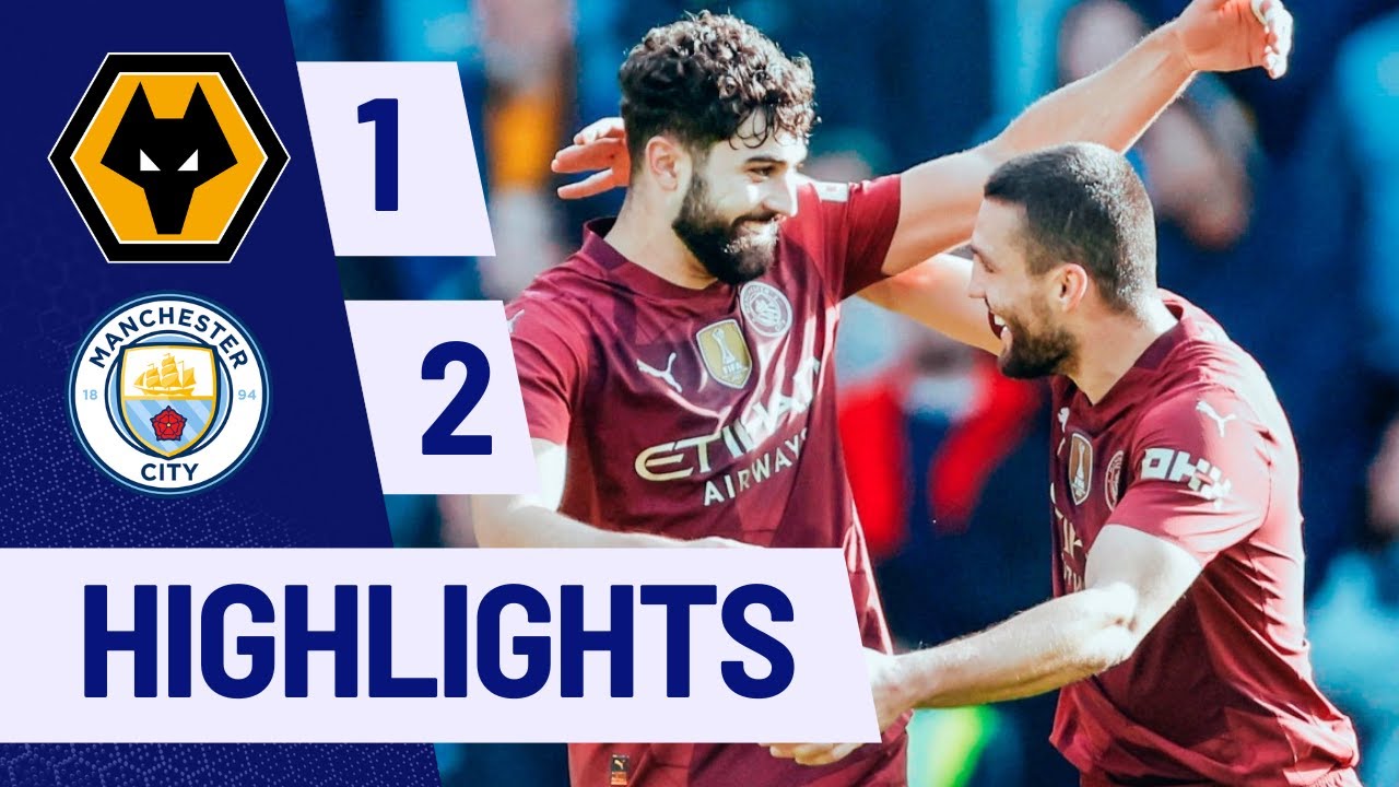 Wolves vs Manchester City 1-2 Highlights: Gvardiol, Jones goals ...