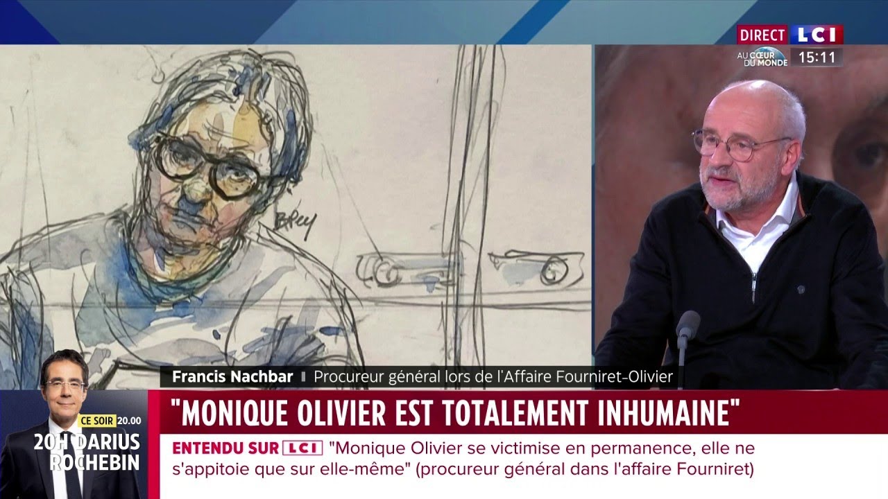 Monique Olivier "est totalement inhumaine", Francis Nachbar, procureur ...