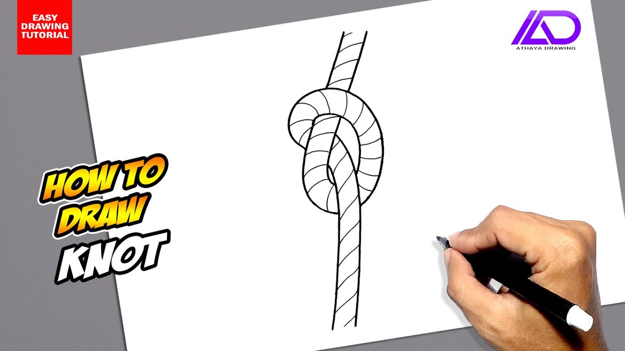 How to draw Knot - YouTube