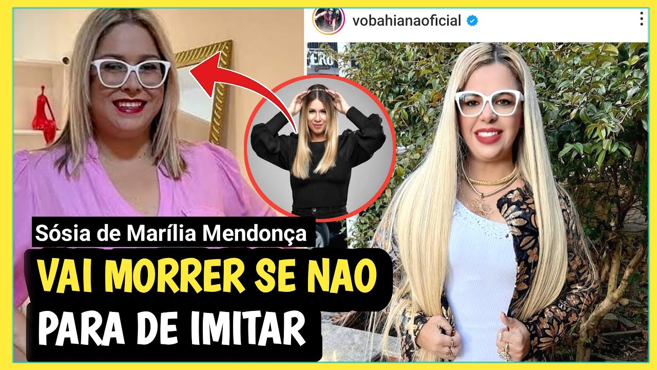 Vó baiana falando da Sósia de Marília Mendonça" quer ser ela - YouTube