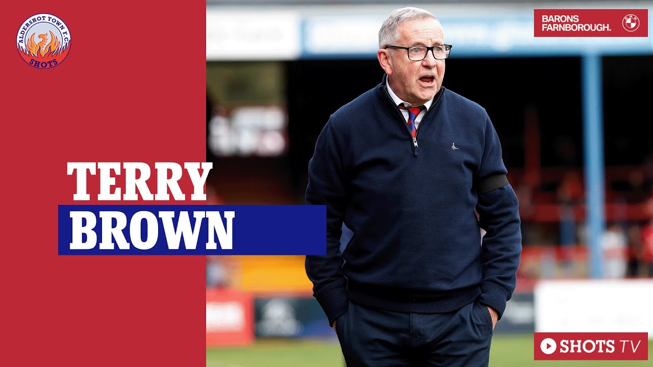 TERRY BROWN POST-MATCH: Shots 2-1 York - YouTube