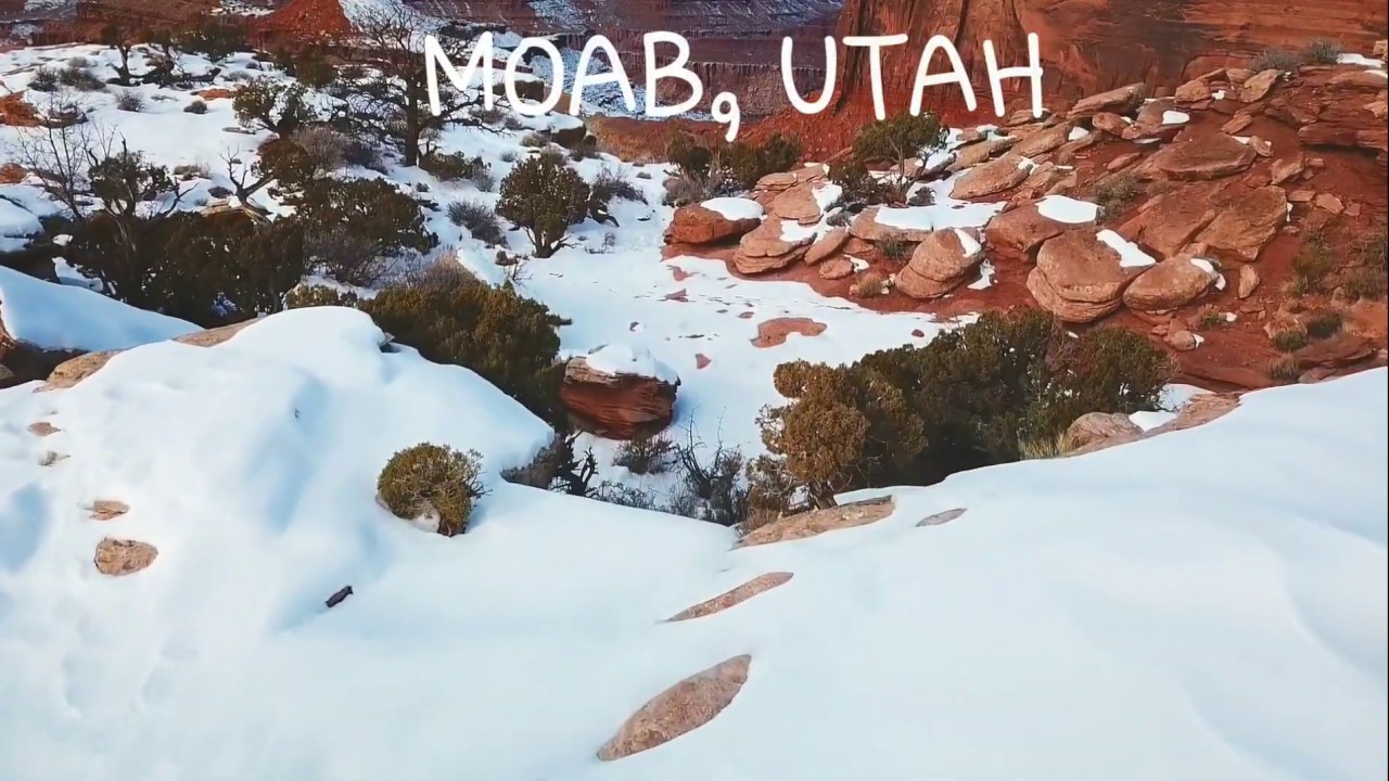 Moab, Utah in the winter. BeaUTAHful! - YouTube