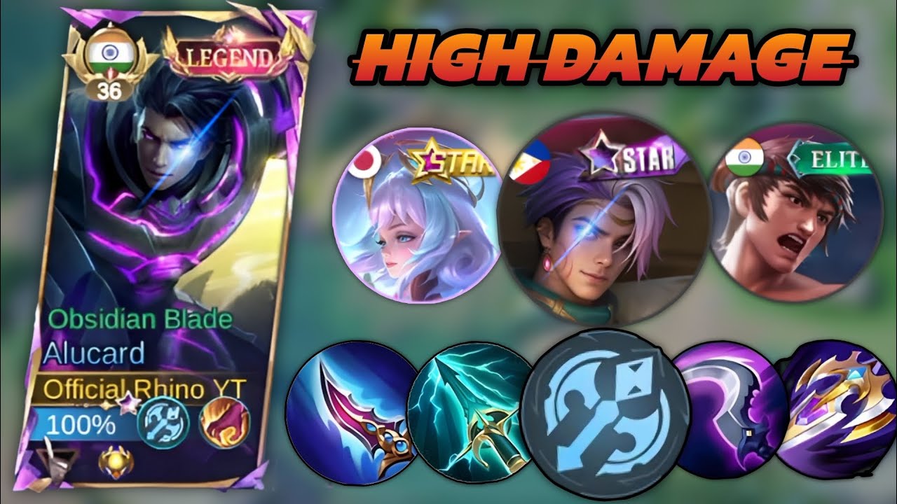BUFFED ALUCARD FULL DAMAGE ONEHIT BUILD IS FINALLY HERE !! ( Must Try ...