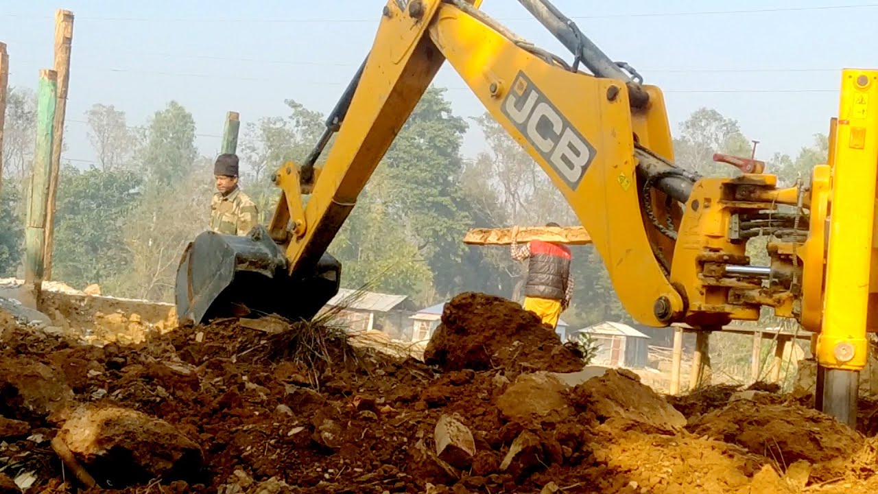 JCB 3Dx Machine Work #earthplanet - Go IT