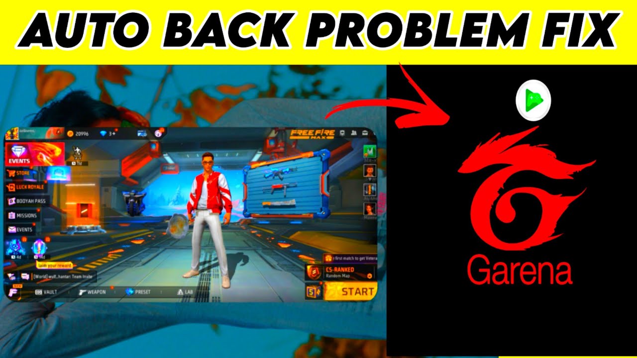 Free Fire Auto Back Problem Fix || Free Fire Max Game Minimize Restart Problem Fix - YouTube