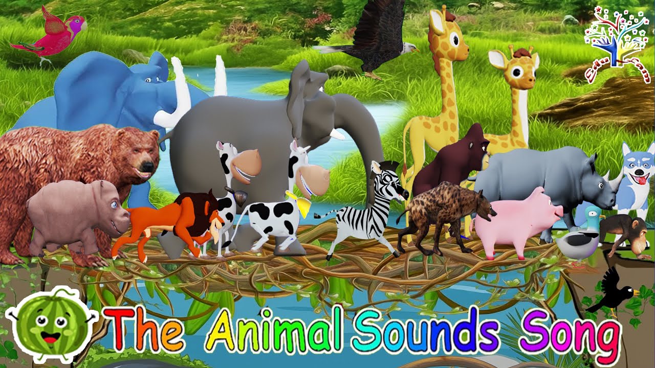 Animal Sounds for Kids – Learn Animal Names and Sounds LS2AZ13 | Fun ...