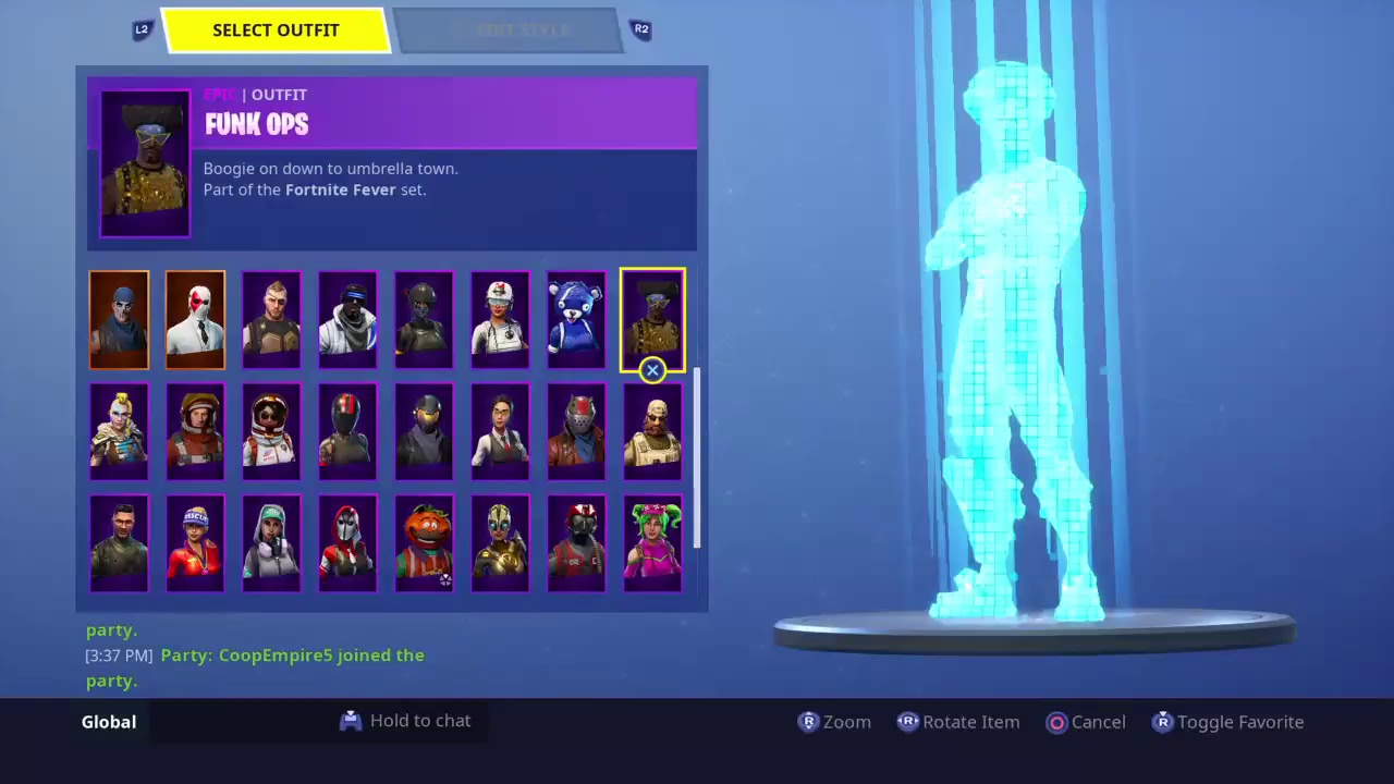 Fortnite skin collection - YouTube