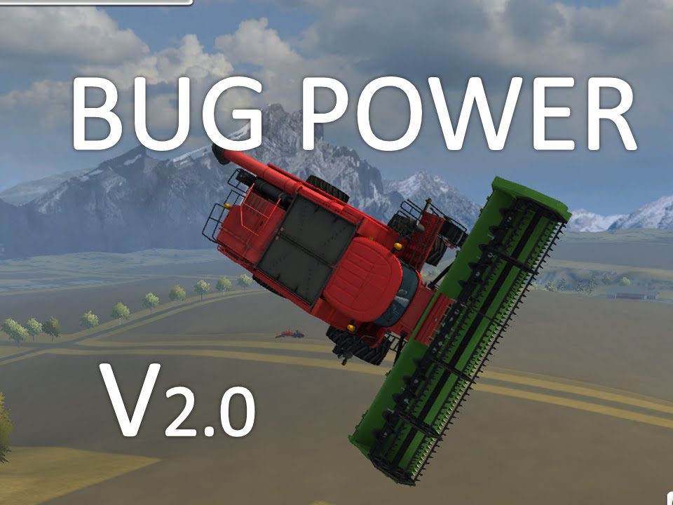 BUG POWER V2 sur Farming Simulator 2013 (tractor dancing) !!! - YouTube