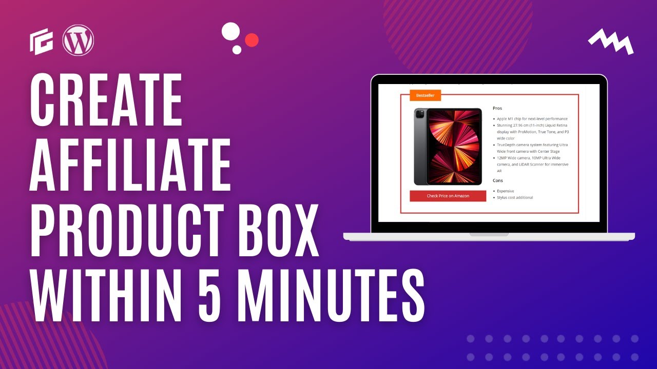 How to Create Affiliate Product Box in WordPress within 5 Minutes (2024 ...