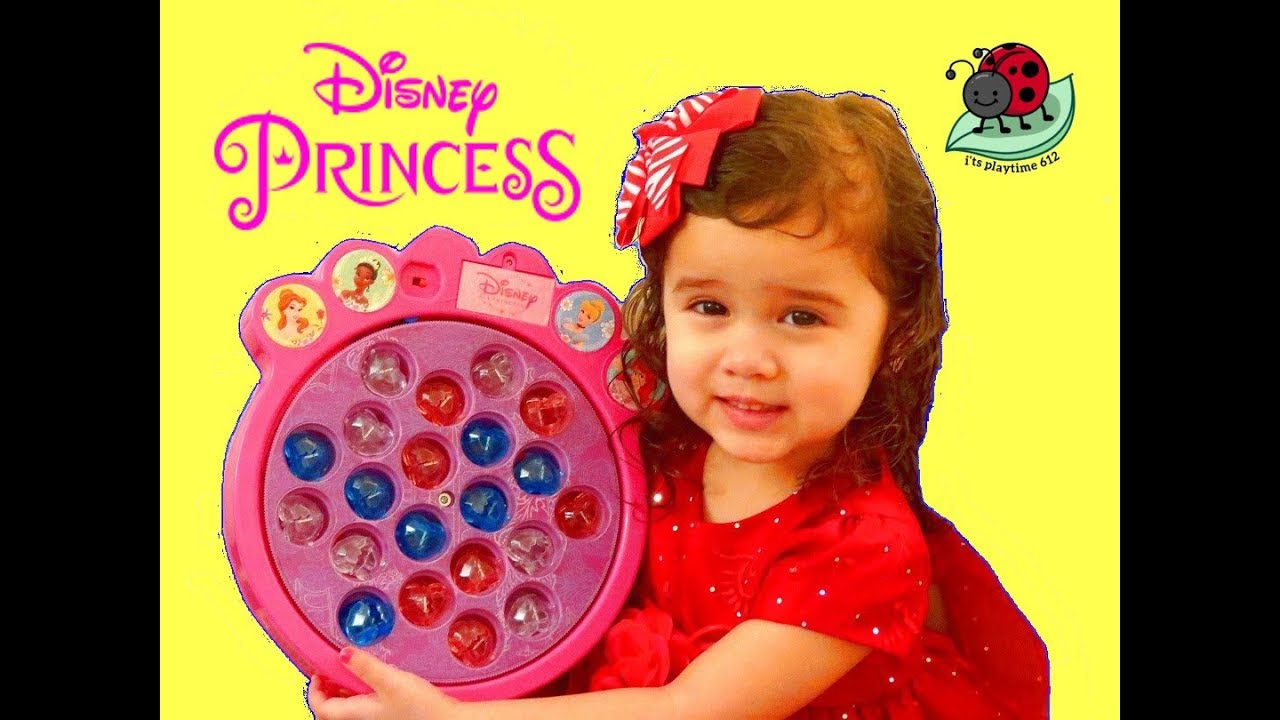 DISNEY PRINCESS Magical Gems Fishing Game, Video 164 @아기버드나무 - YouTube